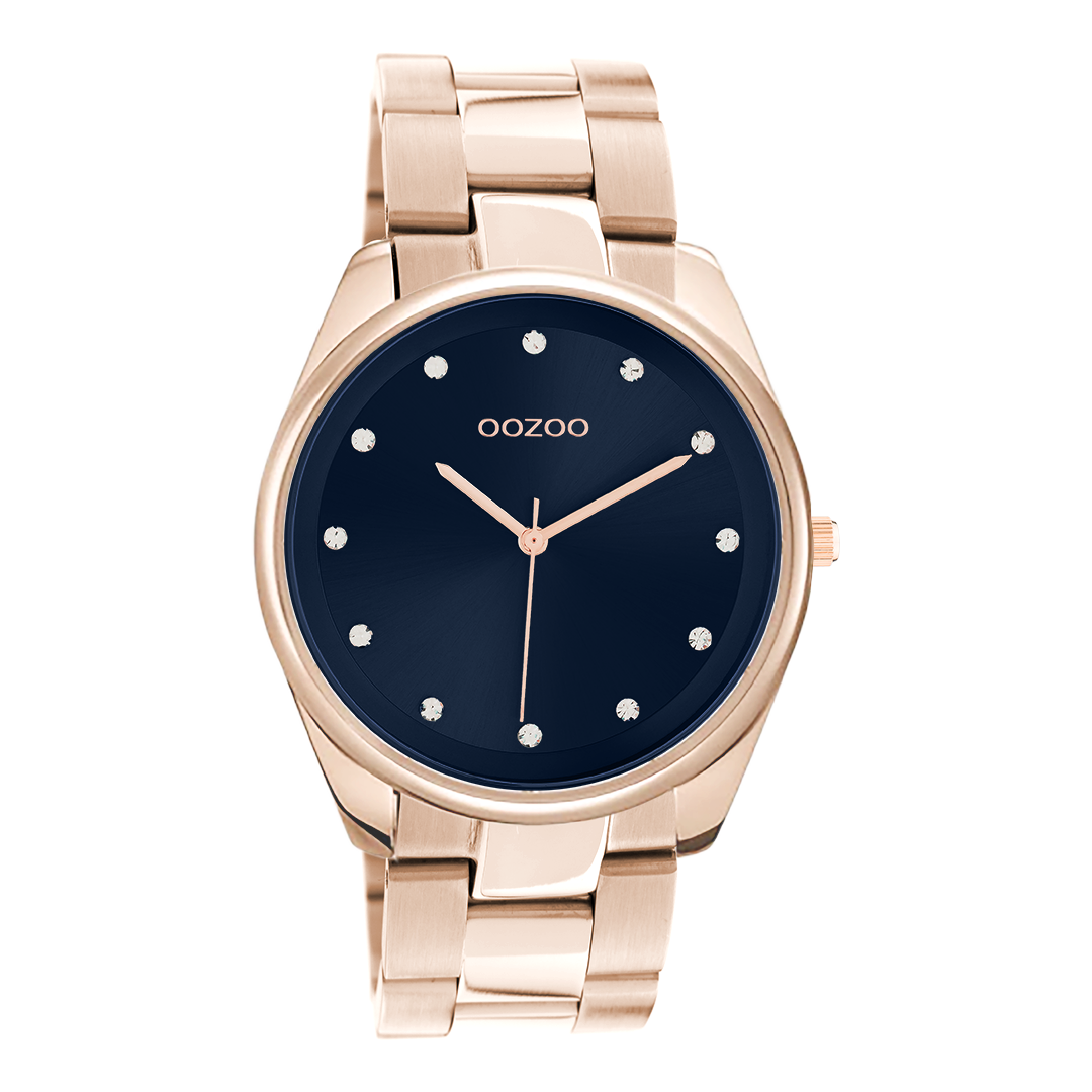 OOZOO Timepieces C10967 rose coloured watch & strap